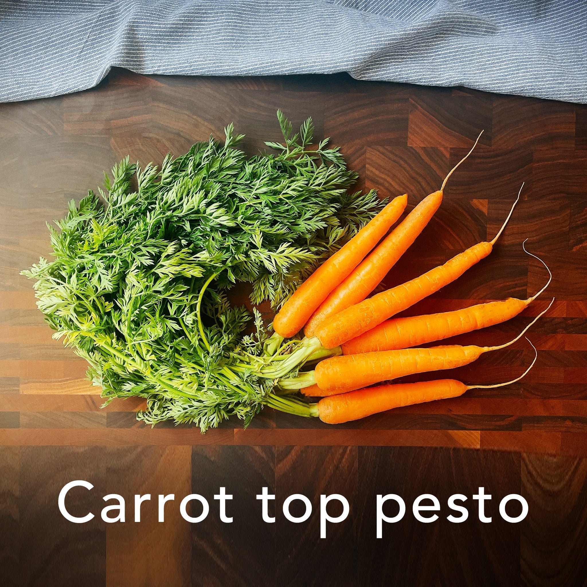 GO! Pesto™ - Carrot Top Pesto Recipe