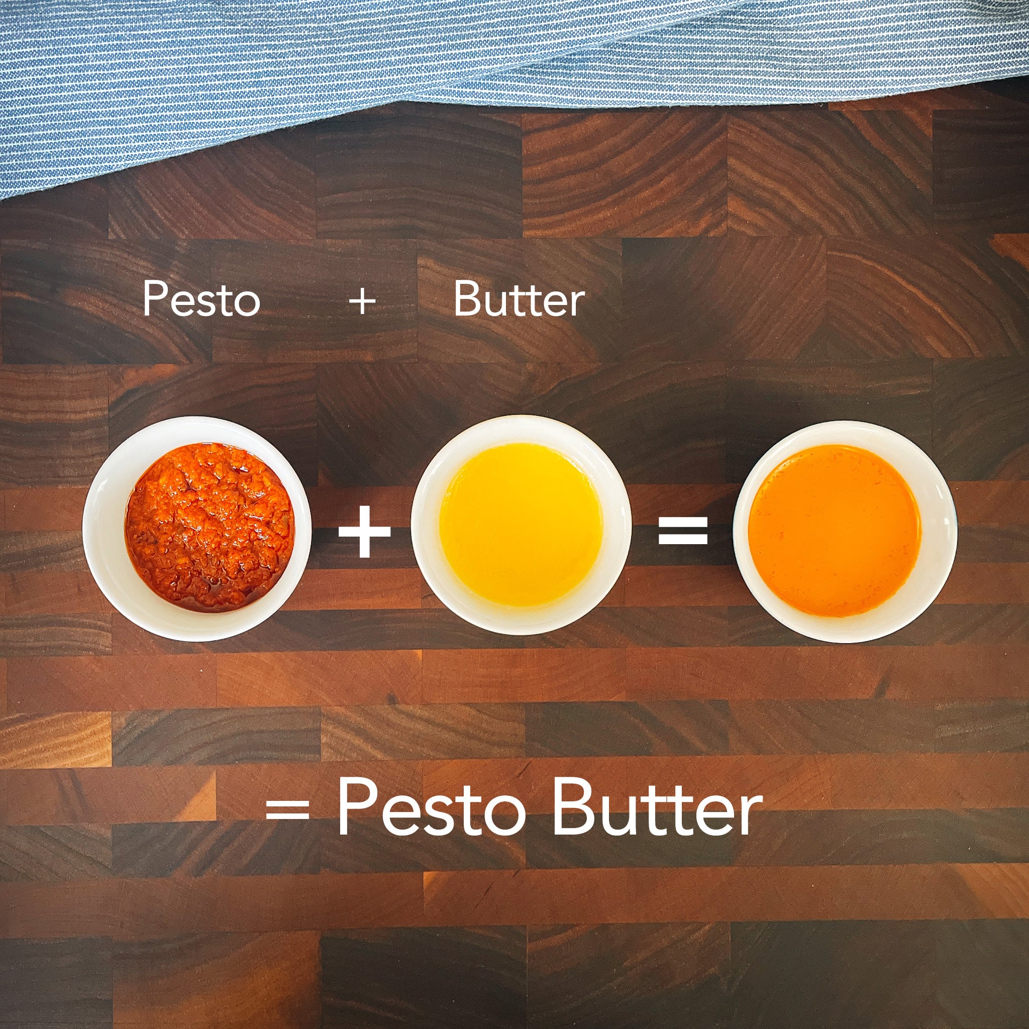 GO! Pesto™ - Pesto Butter - Pesto Compound Butter Recipe